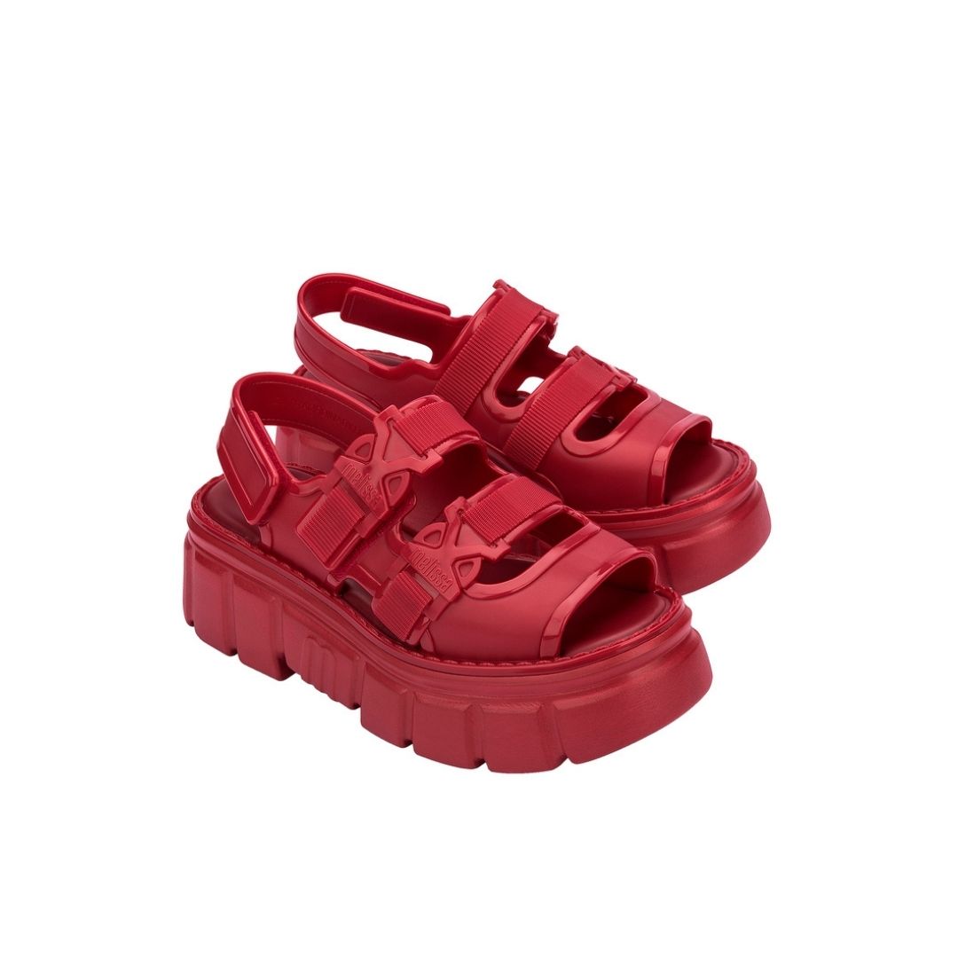 Melissa Rebel Sandal AD Red Sandały Na Platformie Damskie Czerwone ...