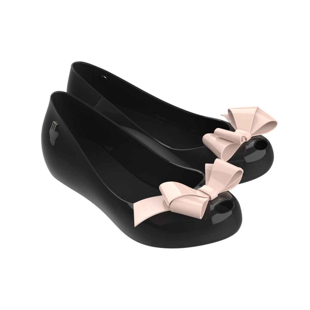 Melissa Ultragirl Classy AD Black/ Pink Baleriny Damskie Czarne ...